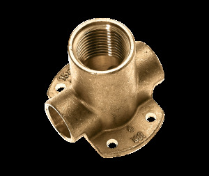 BPE Messing soldeer muurplaat Bi 15 x 1/2" bi x 15 hoog g/k kopen ...