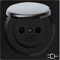 GIRA WCD RA KD STEEK ZWART SC kopen? | Elektroshop.nl