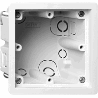 GIRA E22 inbouwdoos 1V voor vlakke montage voor hollewanden 289600 ...