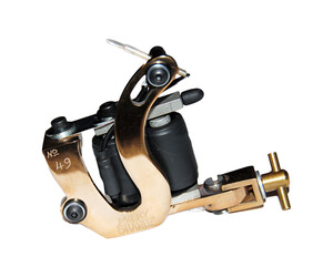 Micky Sharpz - Bronze Contraption - Tattoo Machine - Shader / Colour ...