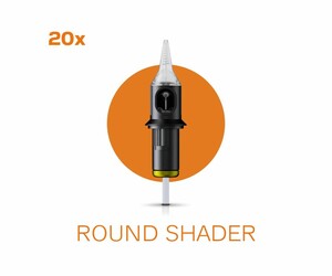 Cheyenne - Cartouches Capillary - Round Shaders - Boîte de 20 | Tattooland