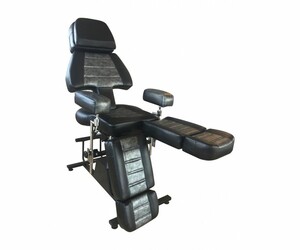 Professional - Classic - Tattoo Client Chair - Black & Grey | Tattooland